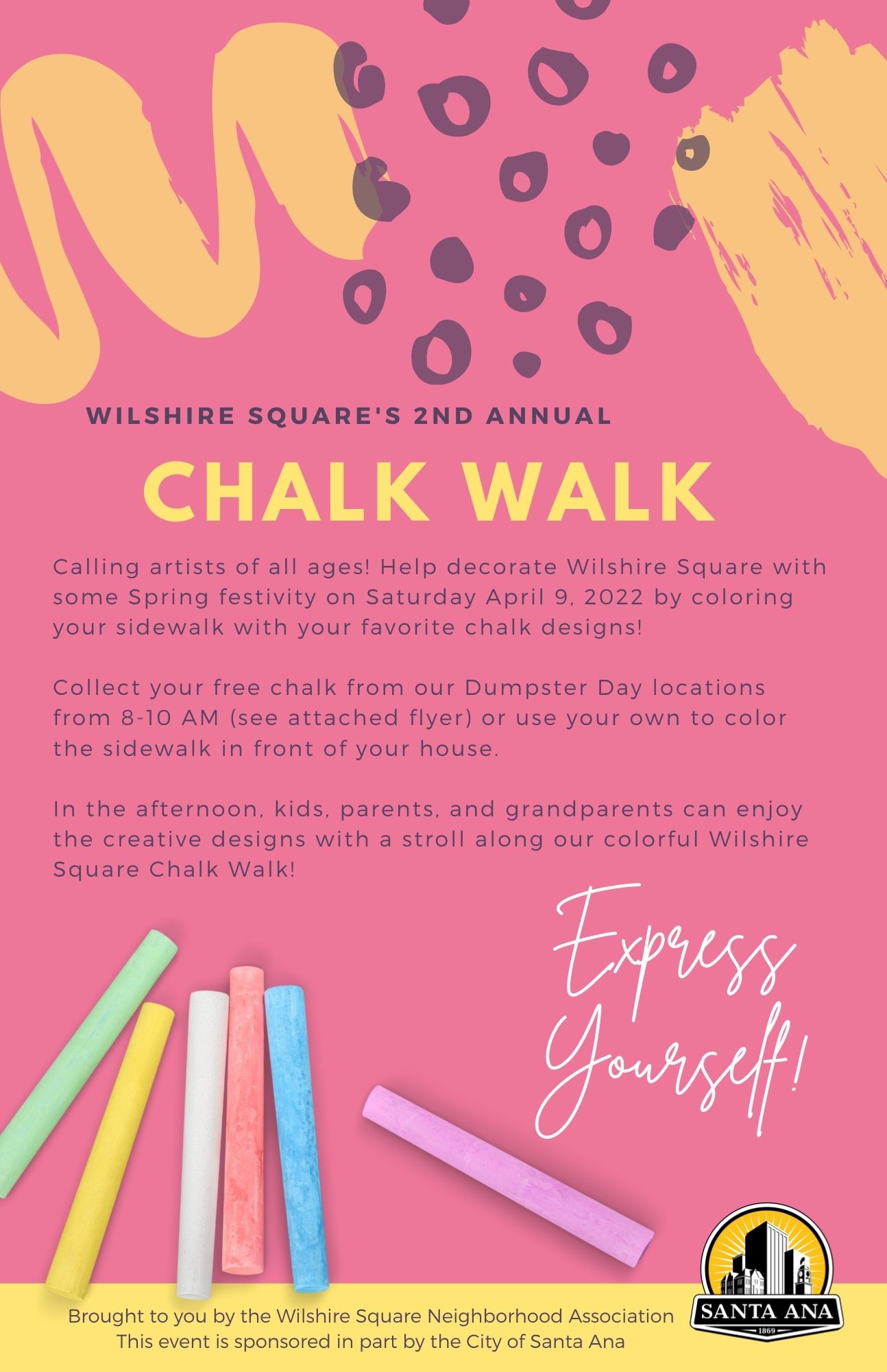 2022 Chalk Walk – Wilshire Square Neighborhood Association